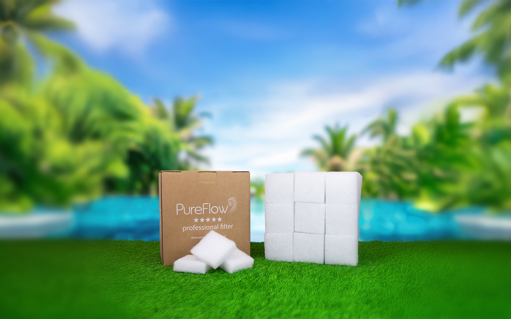 PureFlow Pool 3D Filter für kristallklares Poolwasser